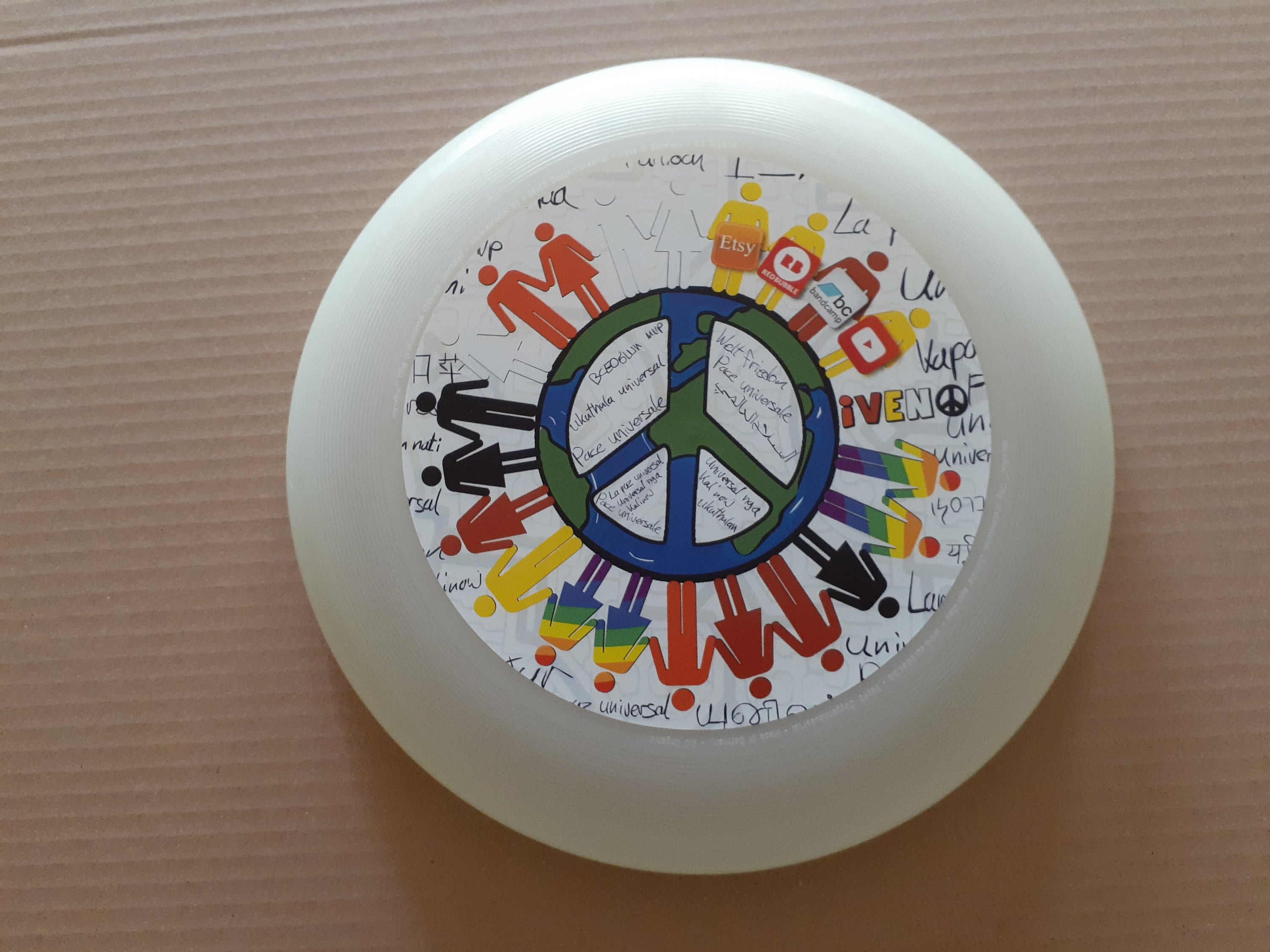 Plastic Free Glow in the Dark Ultimate Frisbee - Etsy