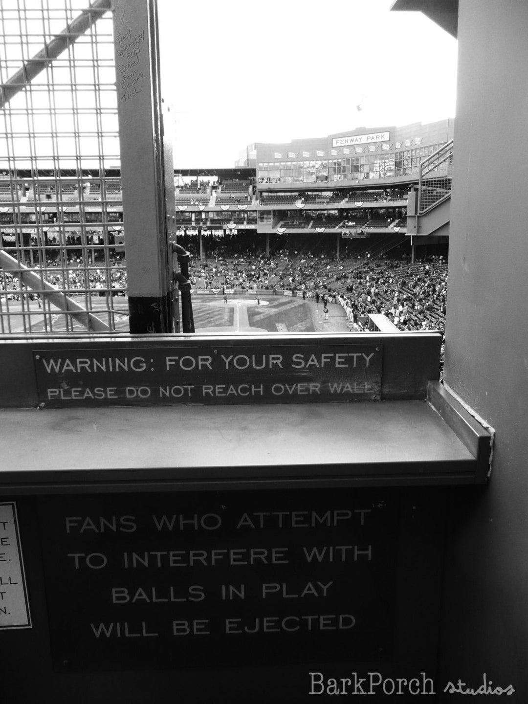 Boston Red Sox; Fenway Park; Green Monster; Foul Ball Pole; Left Field ...