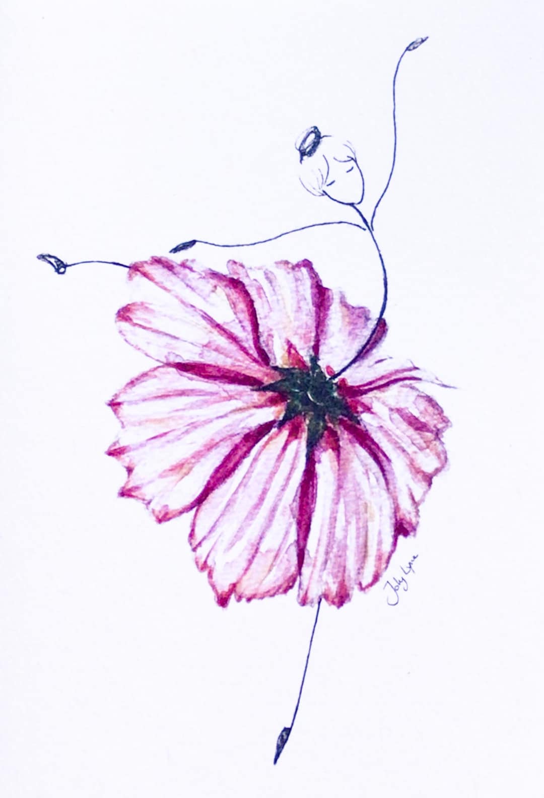 Dancing Flower Ballet Art Print - Etsy
