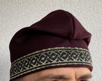Phrygian Cap Made of Wine Wool Fabric. - Etsy