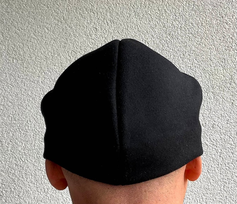Handmade Wool Phrygian Cap: Customizable Liberty Hat, Thin Black Cloth ...