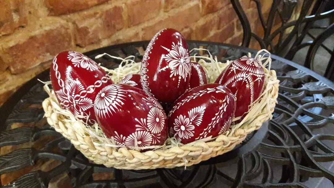 Easter Set Seven Eggs Easter Decor Easter Gift Home Decor - Etsy