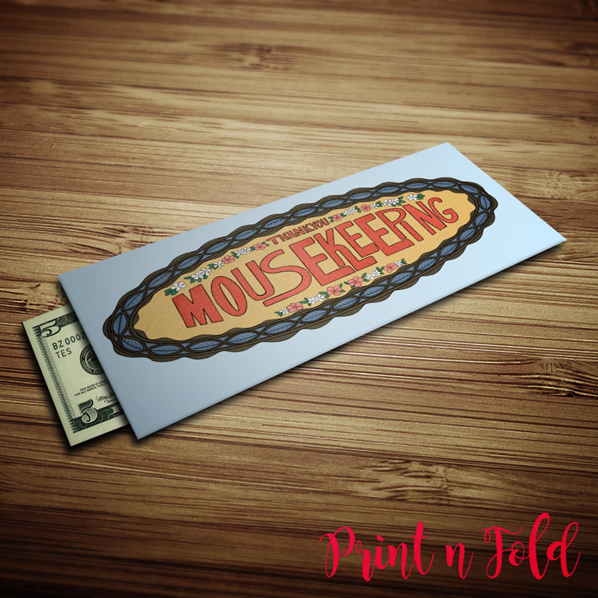 Thankyou Mousekeeping Printable Envelopes - Etsy