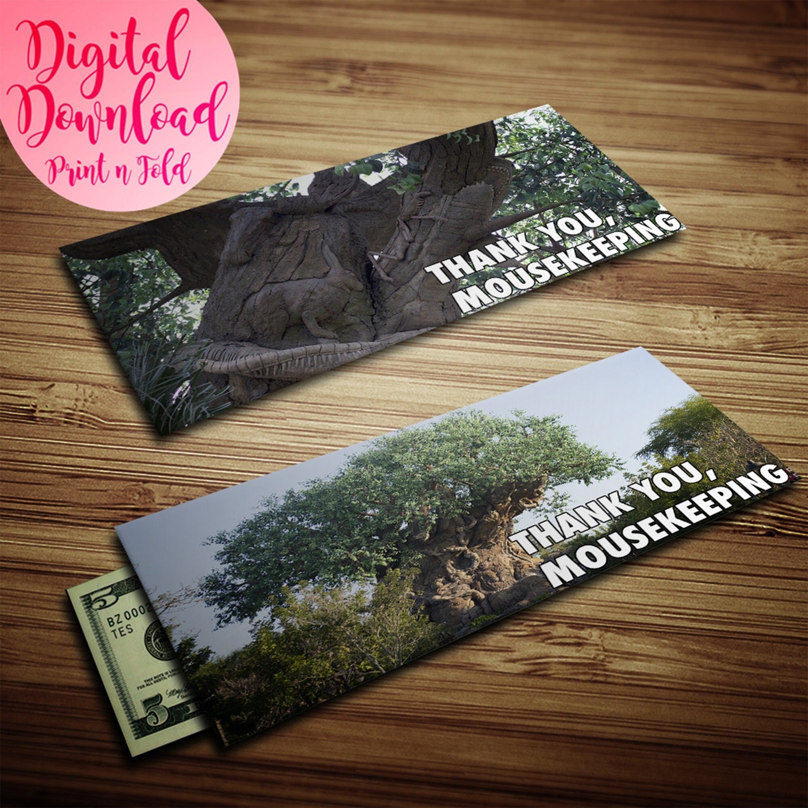 Printable Mousekeeping Envelopes Tree of Life Animal - Etsy