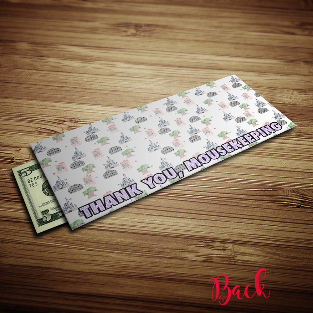 Thank You Mousekeeping Scribble Envelopes Ball Tree Of | Etsy