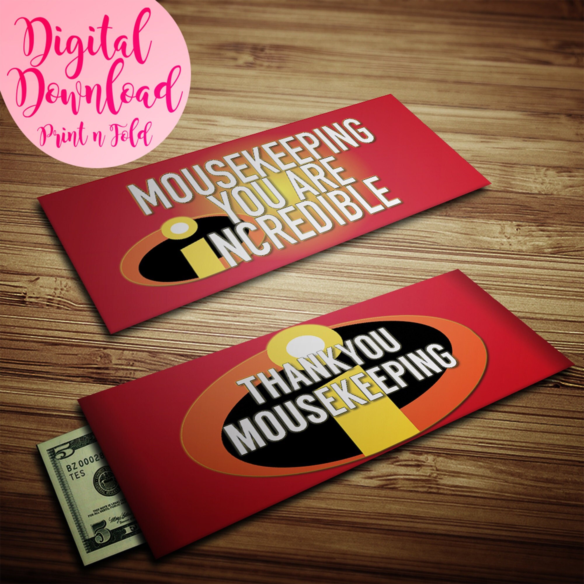 Mousekeeping Envelopes Stickers