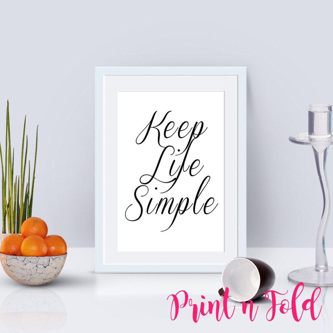 Keep Life Simple Printable Poster - Instant Download - Etsy