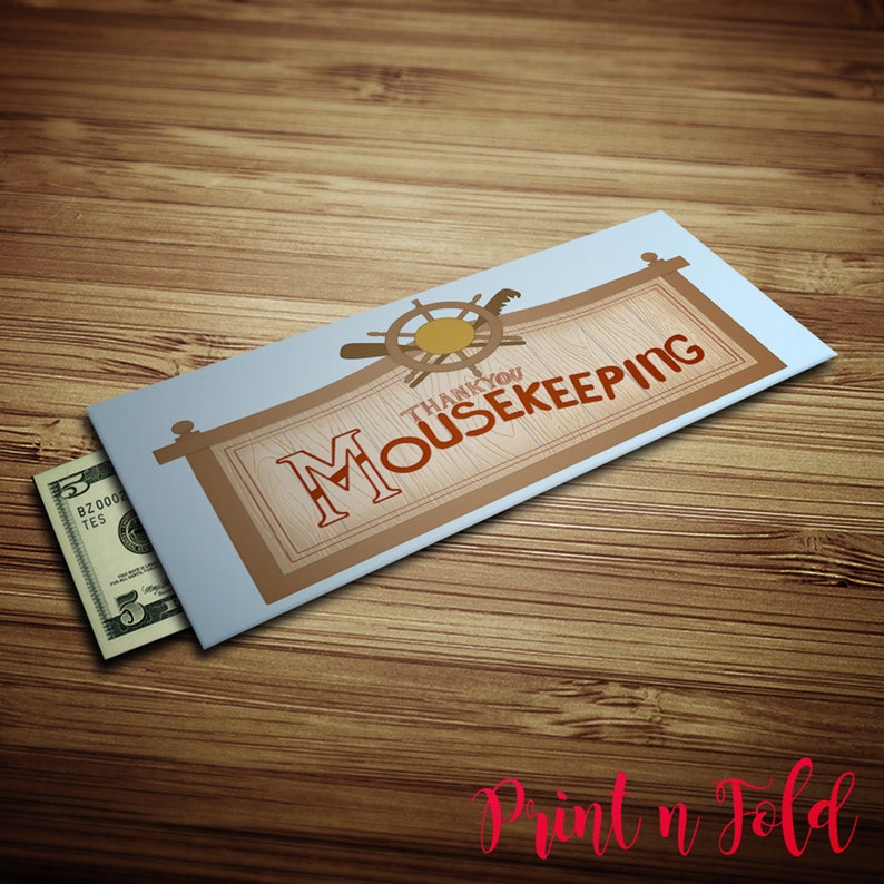 Thankyou Mousekeeping Printable Envelopes - Etsy