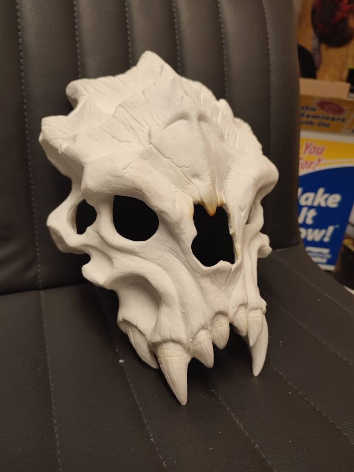 Creature Skull Resin Mask Helmet Pauldronbelt Buckle - Etsy