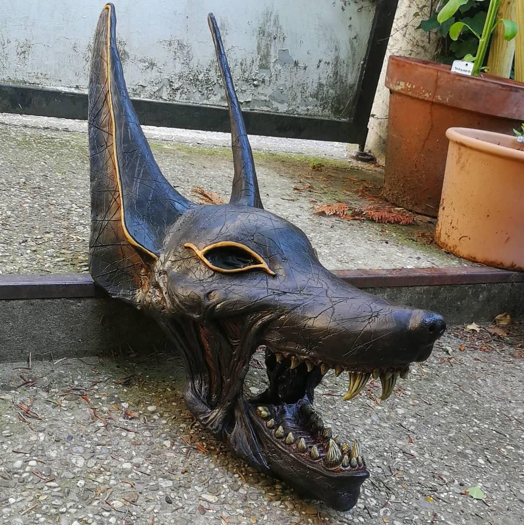 Jackal Helmet/mask - Resin Cast - Etsy