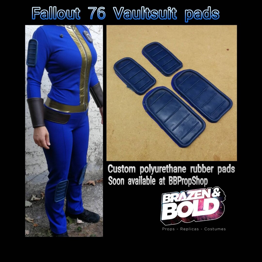 Fallout 76 Vaultsuit Rubber Pads - Etsy
