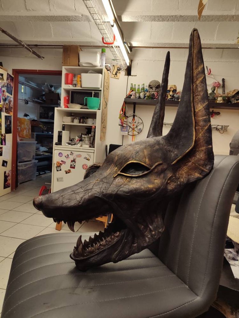 Jackal Helmet/mask Resin Cast - Etsy