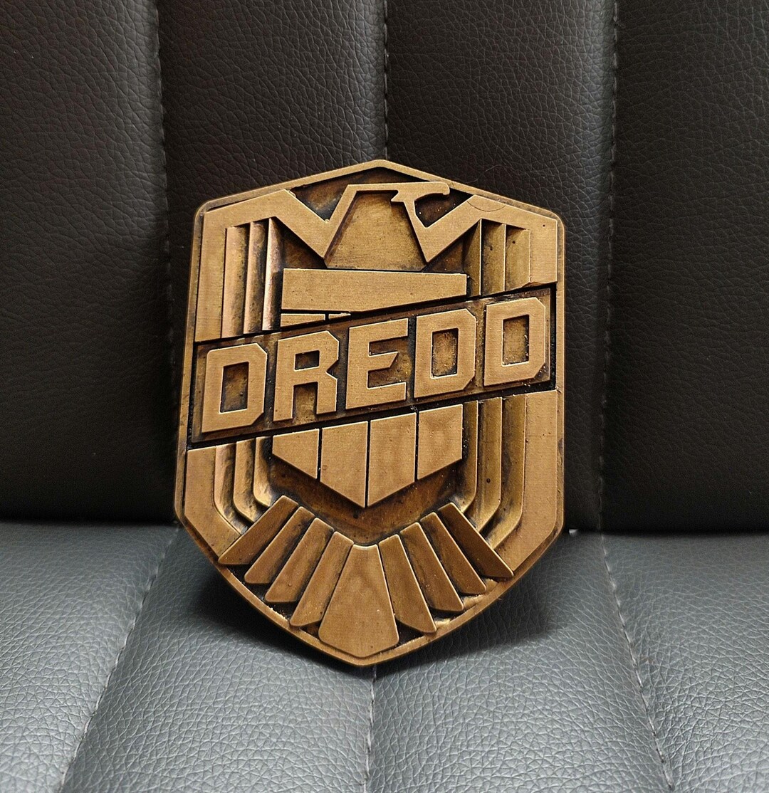 Judge Dredd Badge, Resin Cast - Etsy