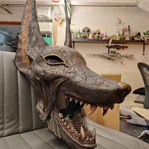 Jackal Helmet/mask - Resin Cast - Etsy