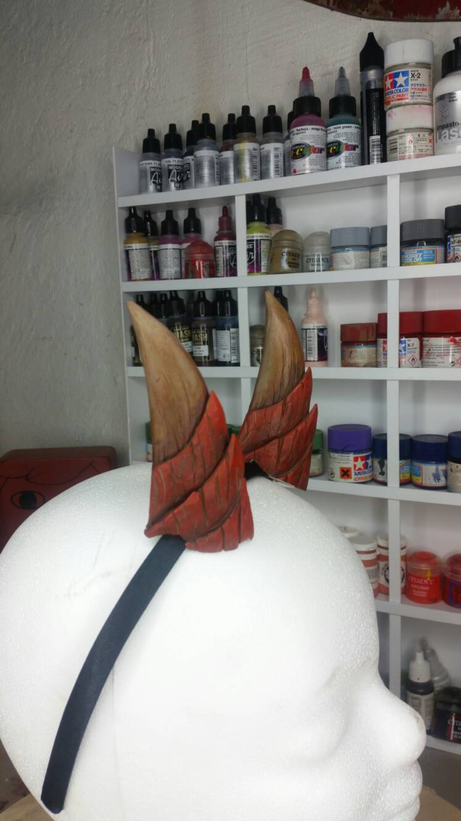 DIY Horn Set 2 Lightweight Resin Horns / Claws demon | Etsy