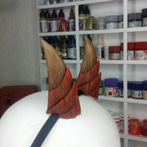 DIY Horn Set 2 Lightweight Resin Horns / Claws demon, Monster, Faun ...