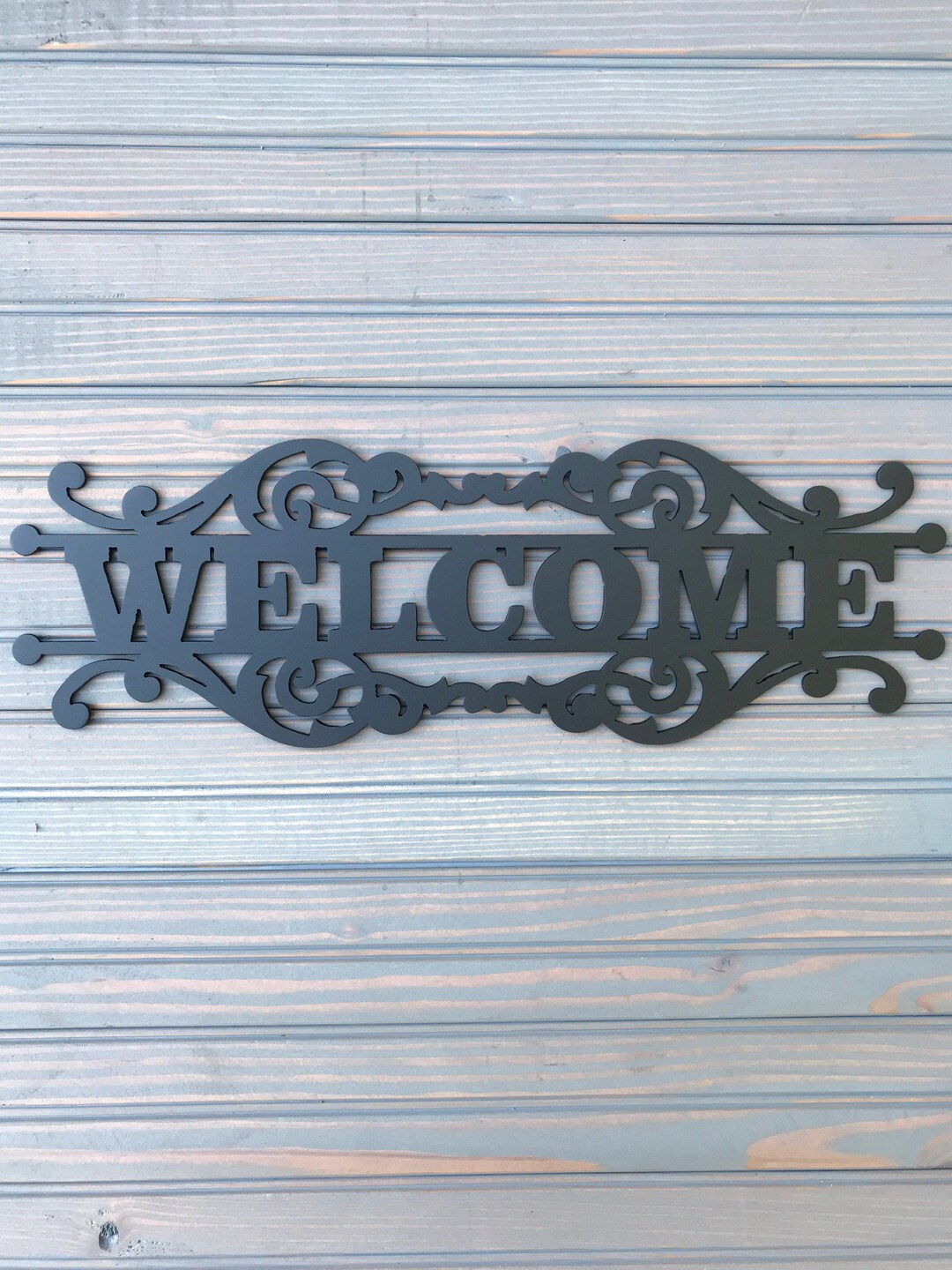 Welcome Sign Wall Art Metal Art - Etsy
