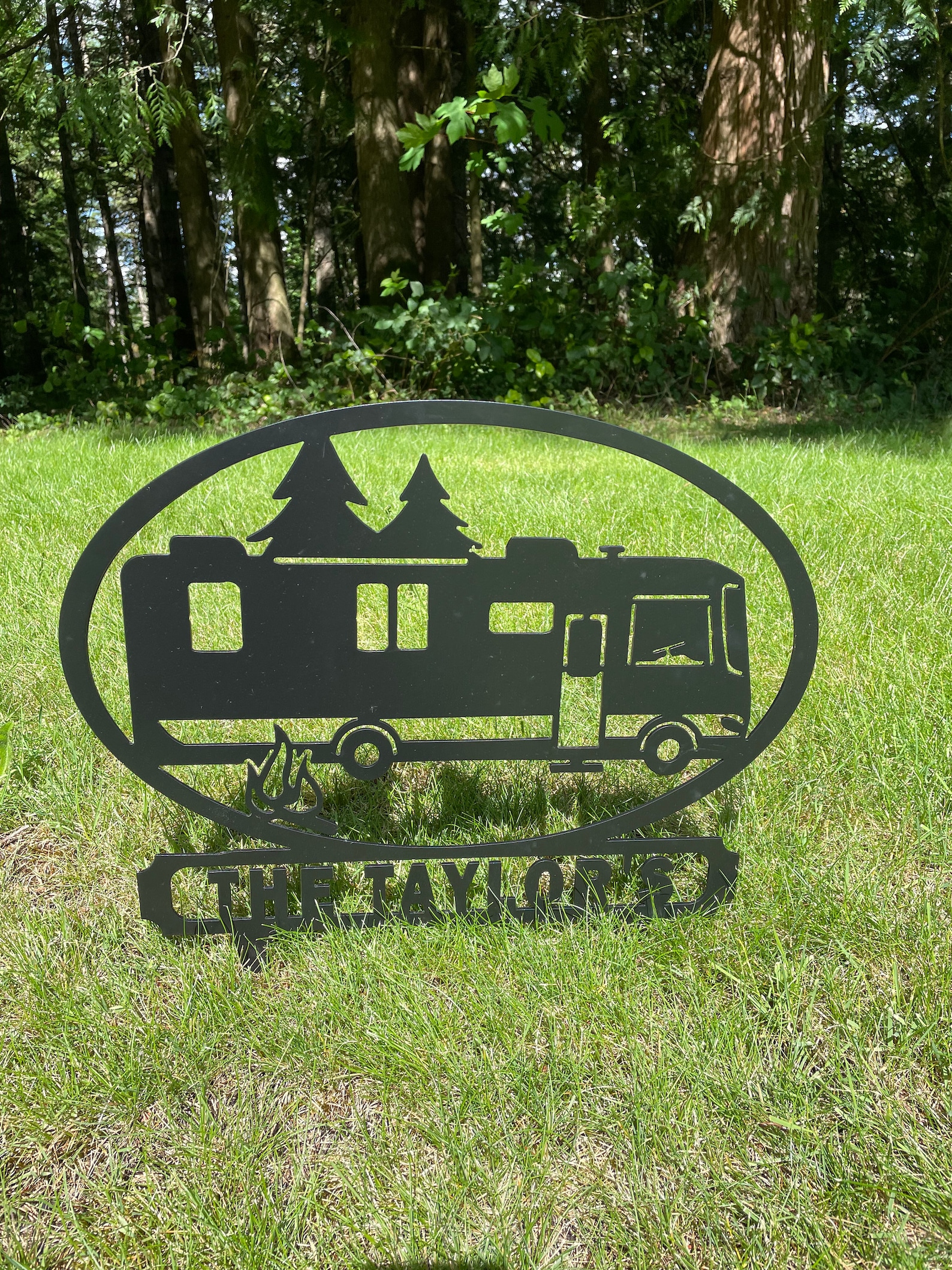 Personalized Metal Camping Sign Camping Sign Custom Camper - Etsy