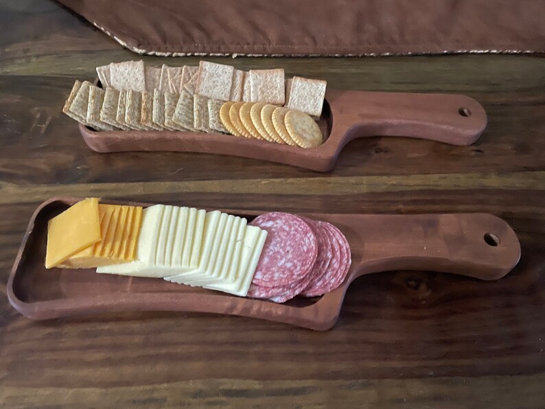 Cheese Tray / Cracker Tray / Sapele Charcuterie Board - Etsy