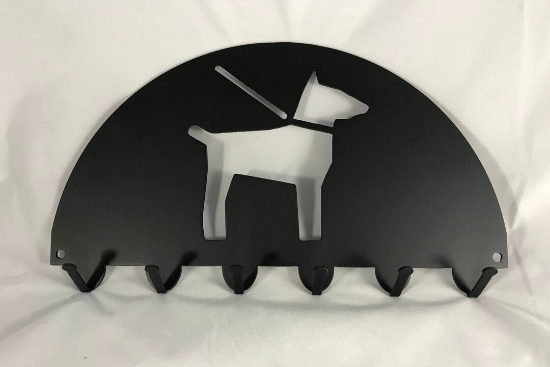 Handmade Steel Dog Leash & Key Holder With 6 Hooks - Etsy