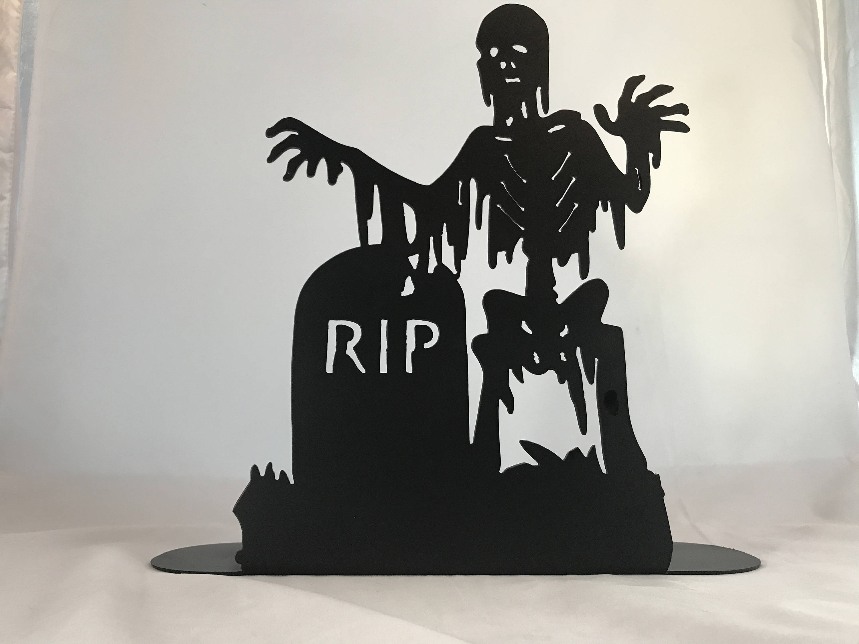 Zombie Tea Light Holder: Halloween Metal Candle Decoration - Etsy