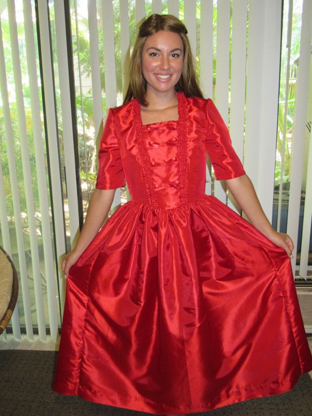 1770s 1700s Colonial Historical Cosplay Gown Costume for Teens Adults ...