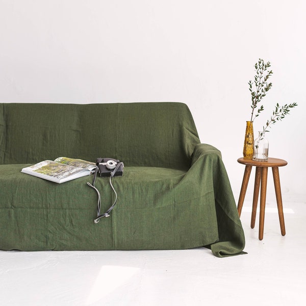 Dark Green Linen Sheets - Etsy