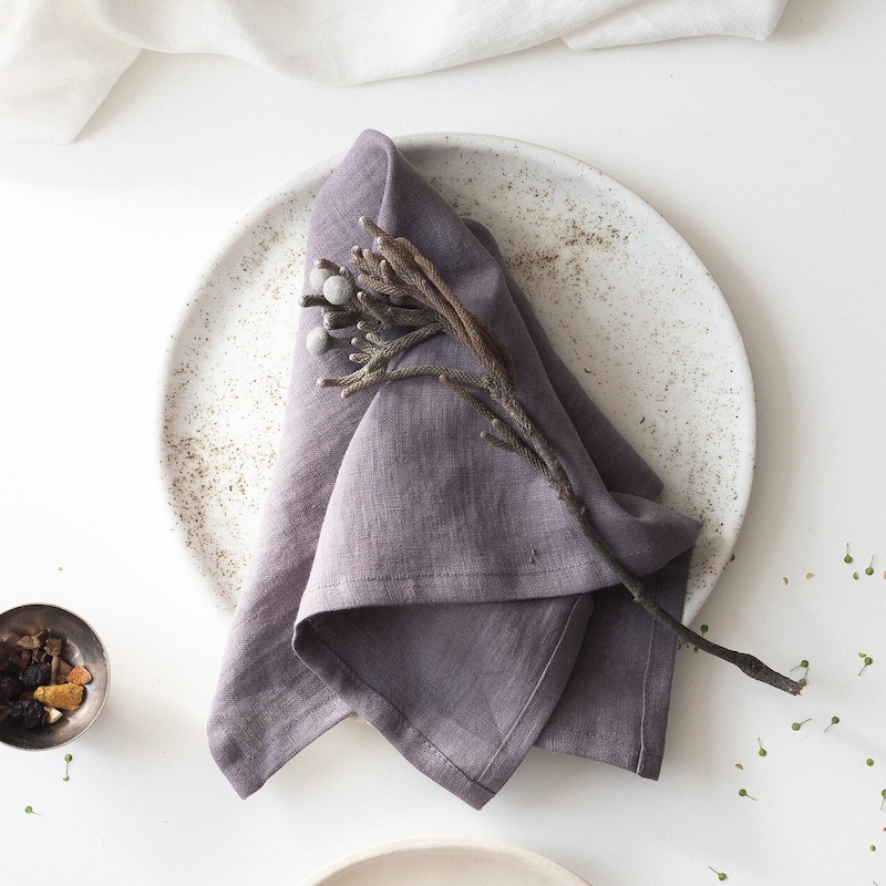 Lavender Napkins - Etsy