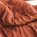 Rust Linen Duvet Cover and Pillowcases Boho Linen Bedding - Etsy