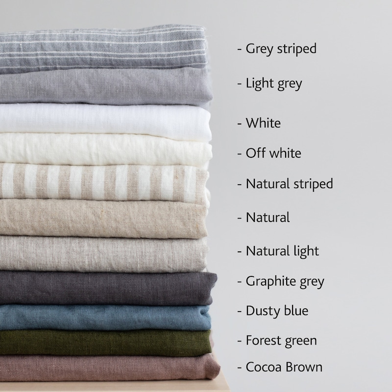 Natural Linen Fabric - Etsy