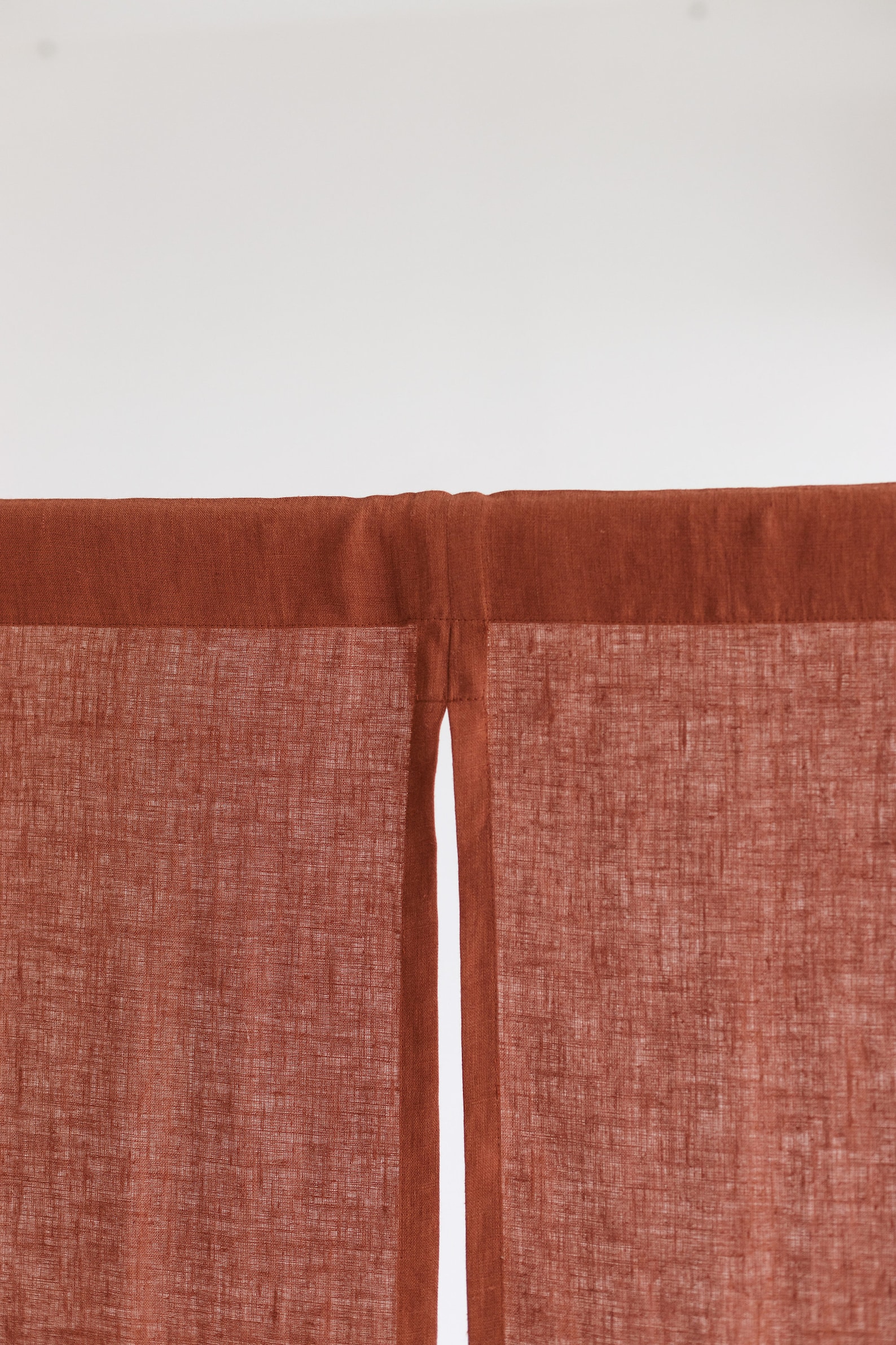 Rusty Linen Noren Curtain Japanese Linen Noren Panel | Etsy