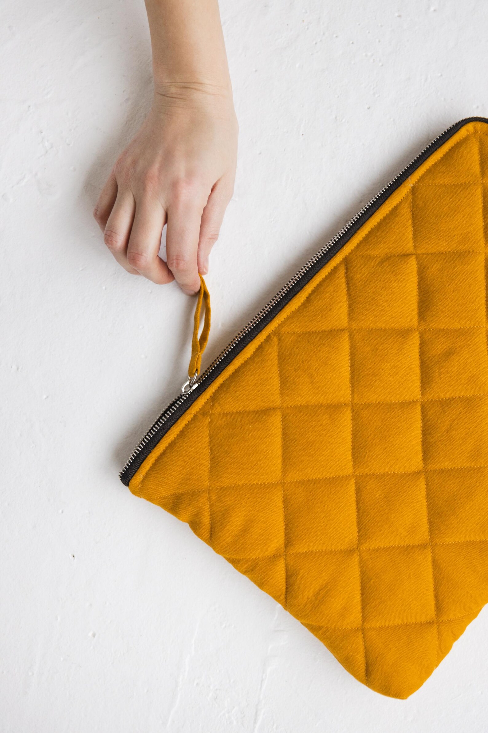 Linen Laptop Sleeve,linen Computer Case,quilted Linen MacBook Case ...