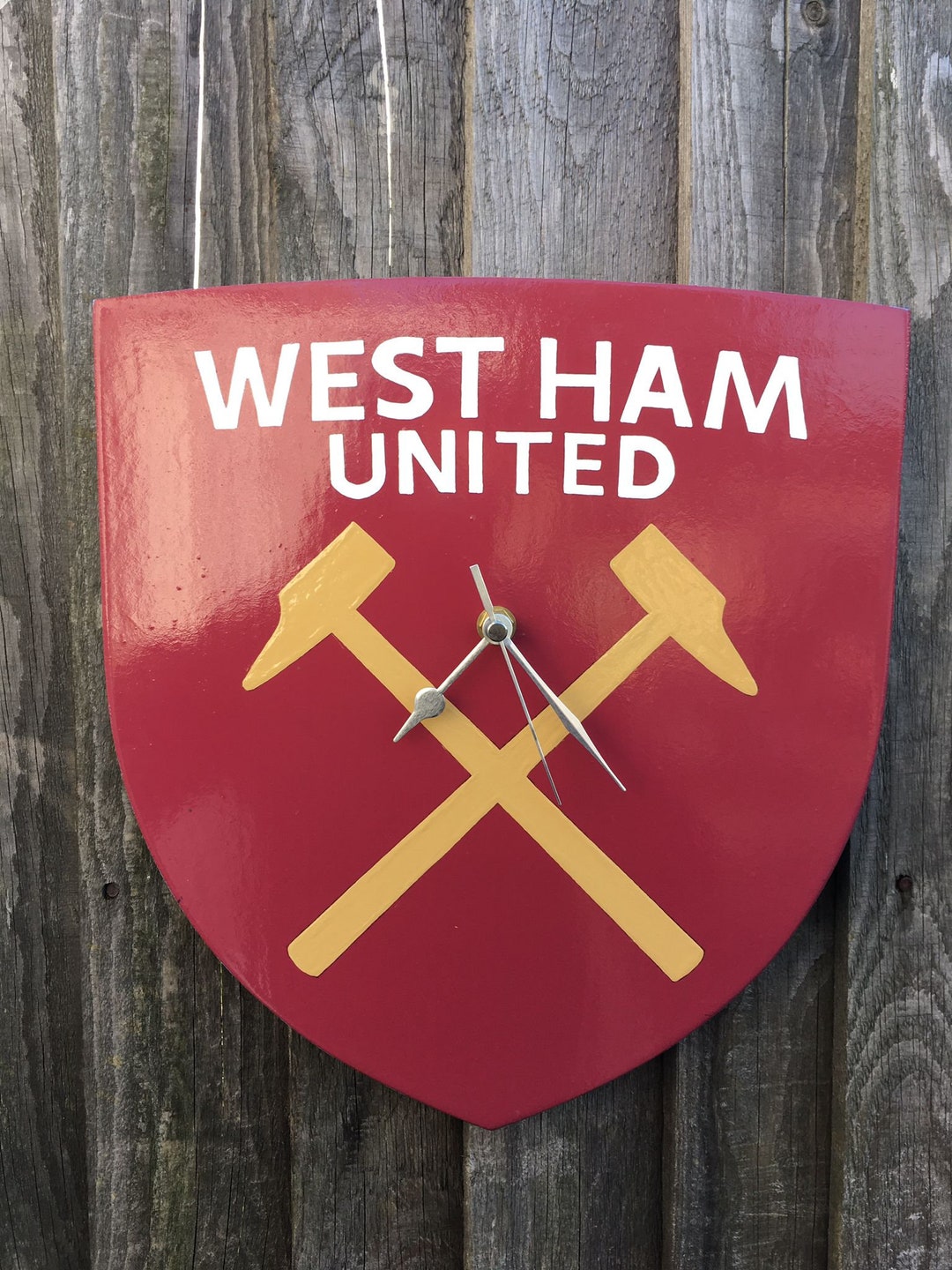 Football Team Clock/football Clock/ - Etsy