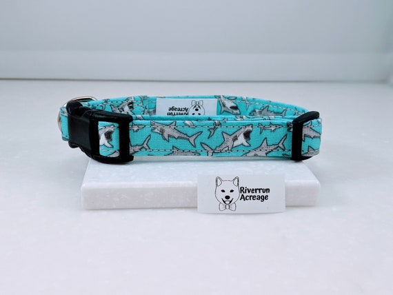 Sharks Pet Collars and Leashes | Etsy