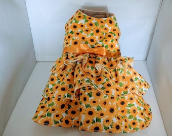 Dog Sunflower Dress - Etsy