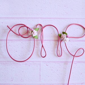 Pink Cake Topper First Birthday Cake Topper One Cake Topper - Etsy