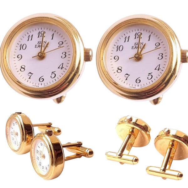 Clock Cufflinks - Etsy