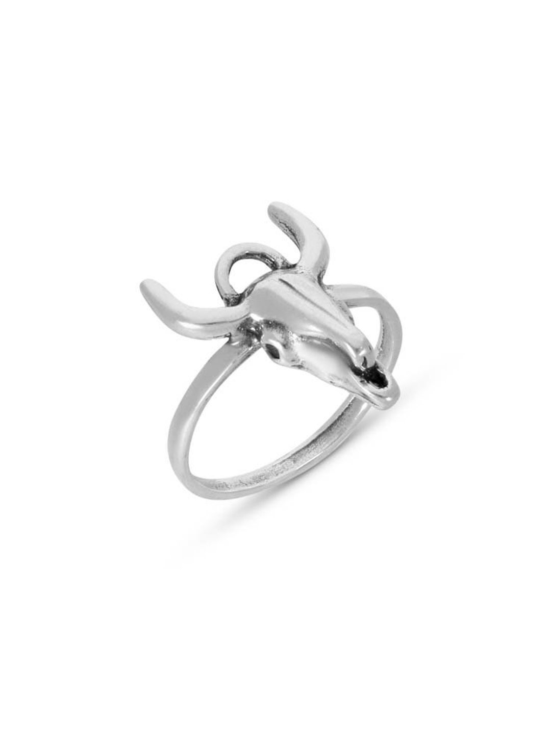 Silver Taurus Ring Statement Ring Silver Ring Bull Jewelry Silver Bull ...