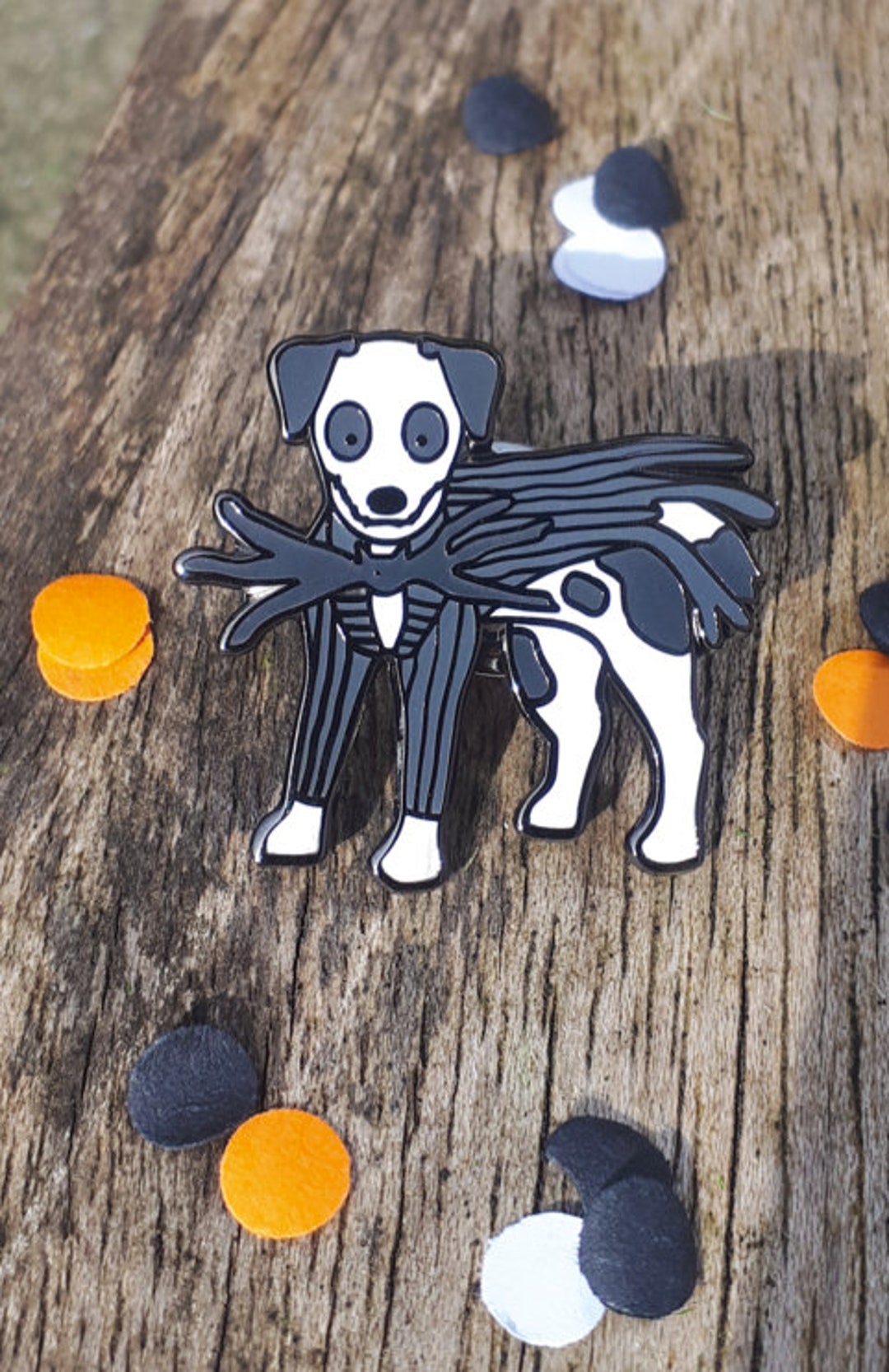 Jack Skellington Russell Enamel Pin 28mm - Etsy