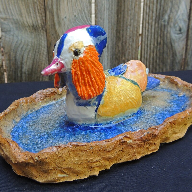 Mandarin Duck Art - Etsy