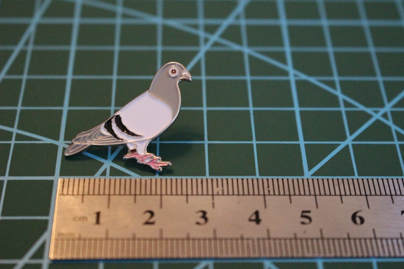 Pigeon Enamel Pin Badge Pigeon Fanciers Racing Pigeon | Etsy