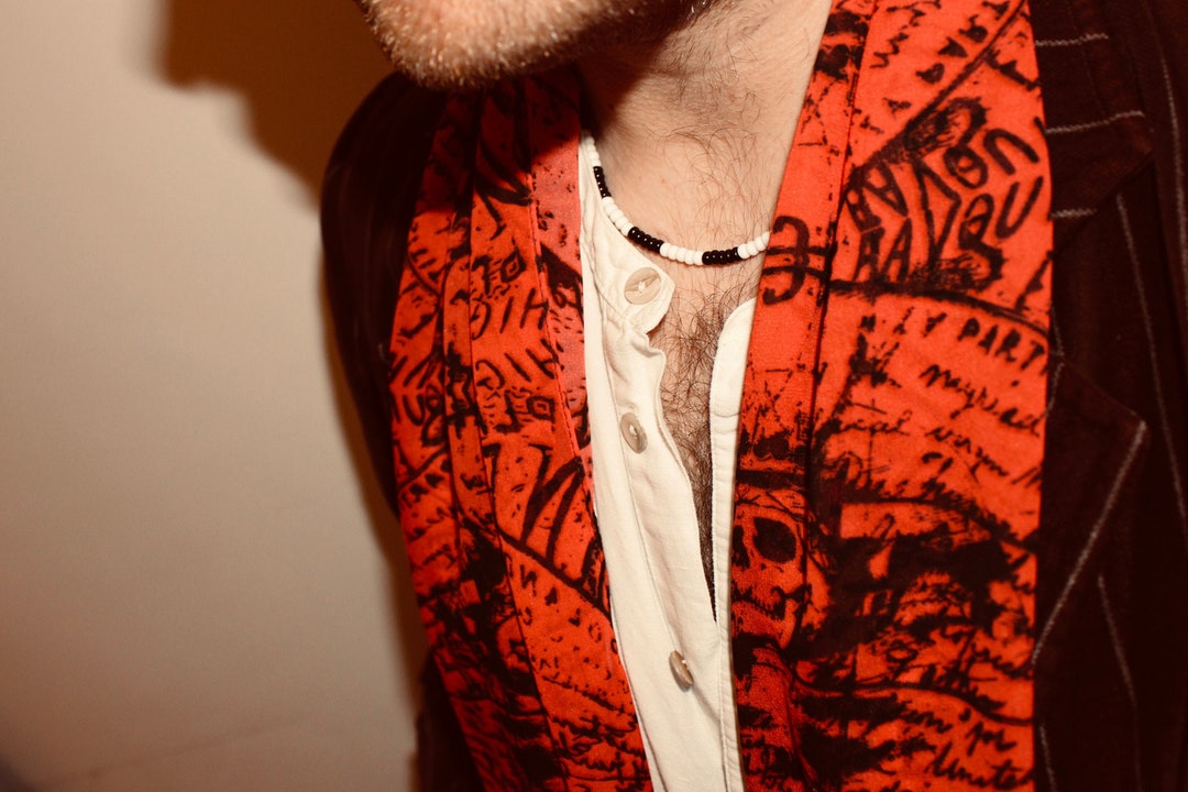 BLOOD RED - Pure Silk Scarf Handmade by Mickey Strangeways - Dandy ...
