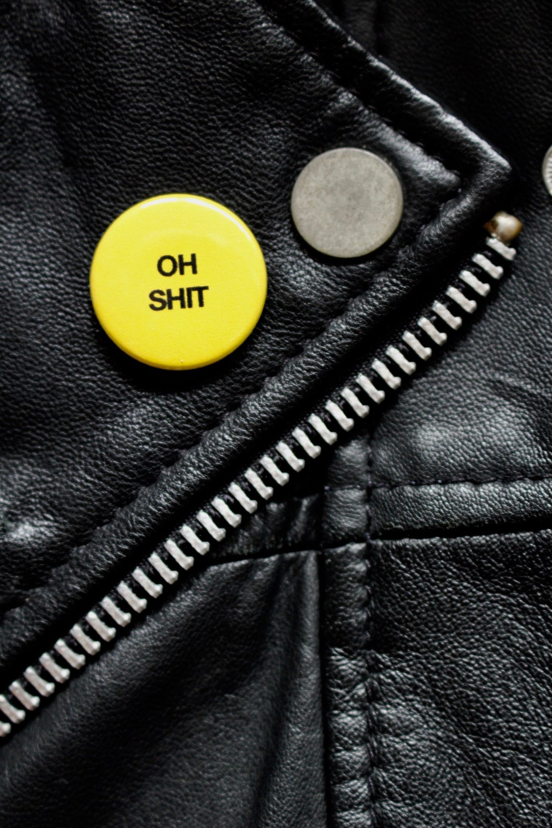 OH SHIT Handmade 2.5cm 1-inch Button Badge Punk - Etsy