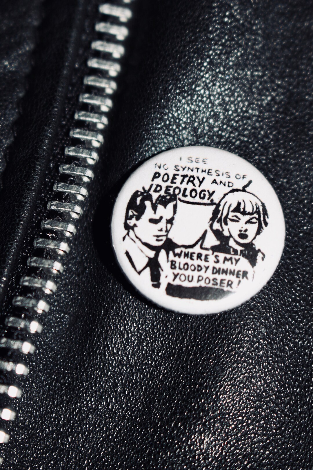 POSER Handmade 25mm 1-inch Button Badge Rock N Roll - Etsy