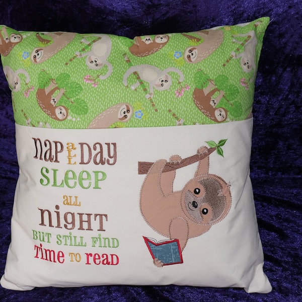 Sloth Pillow - Etsy UK