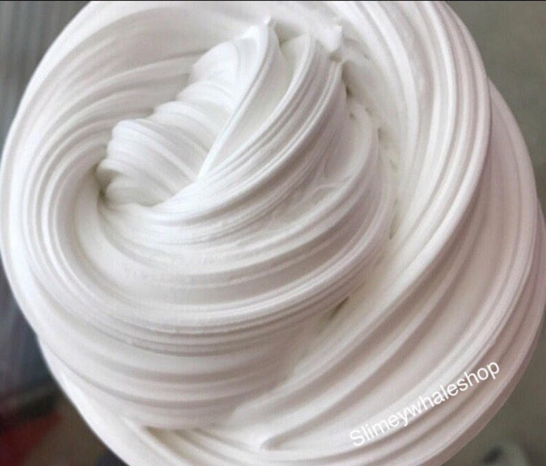 Scented Fluffy White Bubblegum Squishy Slime - Etsy