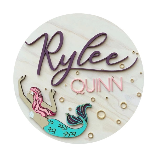 Mermaid Sign - Etsy