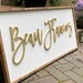 Personalized Wood Sign Framed Name Sign-family Name - Etsy