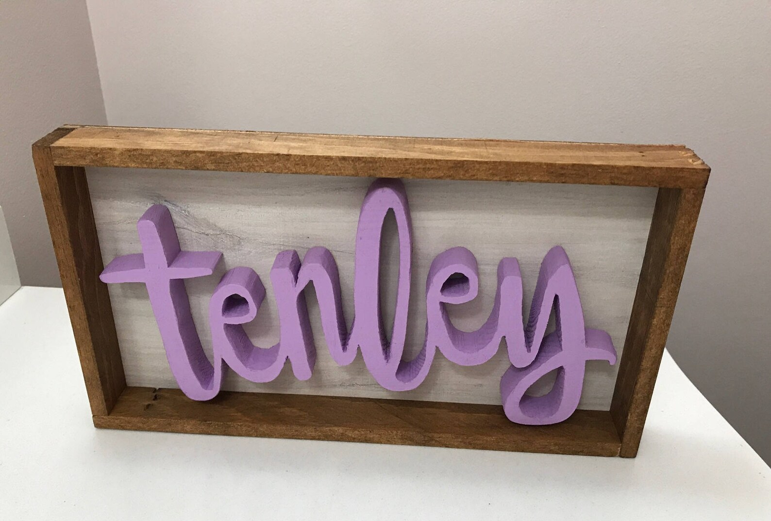 Personalized wood name sign custom name sign name box | Etsy
