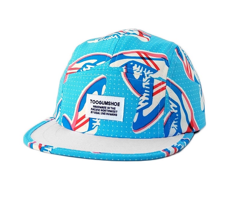Blue Sneakerhead Retro 5 Panel Hat Polo Hat Dad Hat Toogumshoe - Etsy